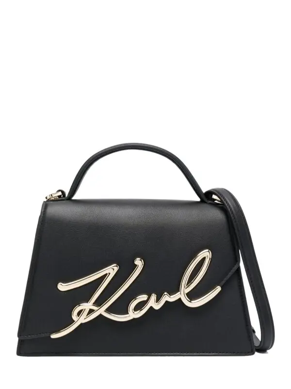 Karl Lagerfeld K/signature Medium Crossbody Bag - Black