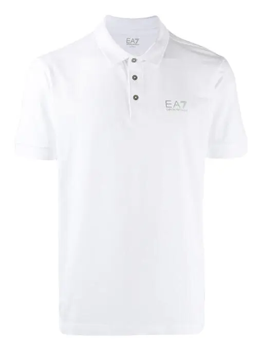 EA7 Short-sleeved Polo Shirt - White