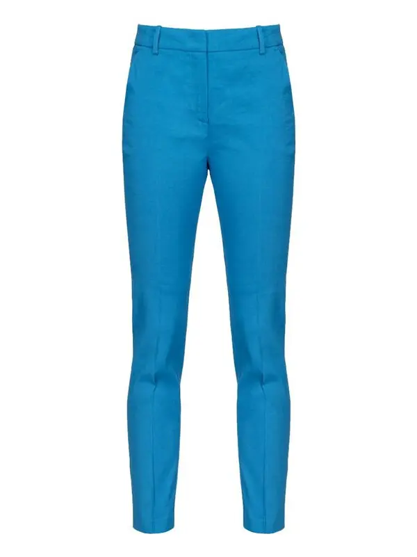 Pinko Tailored Stretch Cigarette Trousers - Blue