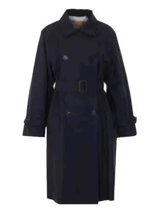 Max Mara Belted Trench Coat - Black