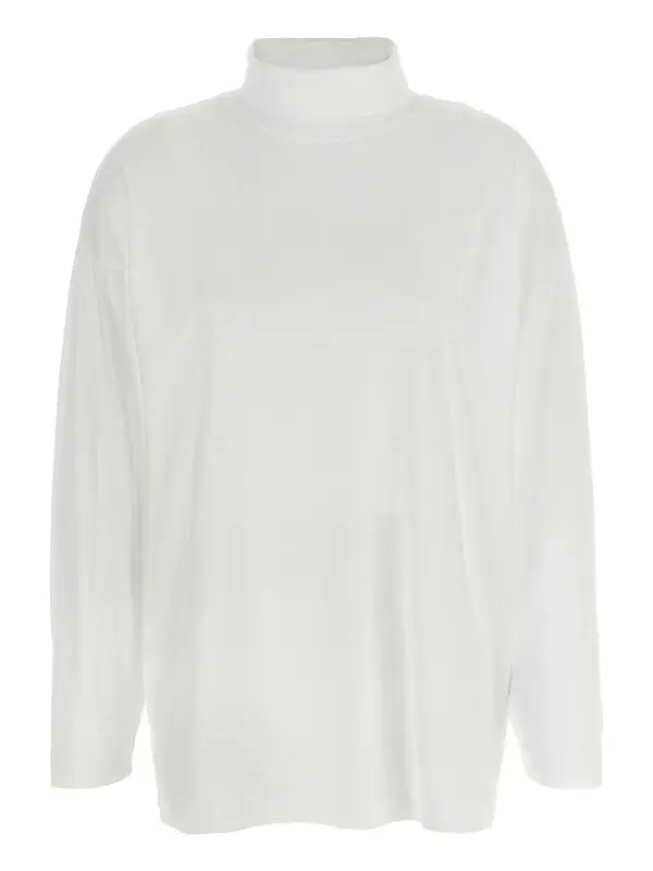 HAIKURE Long-sleeved High-neck T-shirt - White