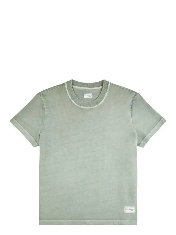 FAY Archive Logo Patch T-shirt - Gray