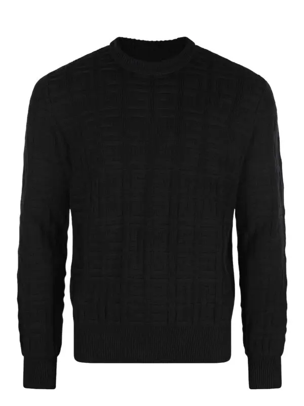 Givenchy Crewneck Knit Jumper - Black