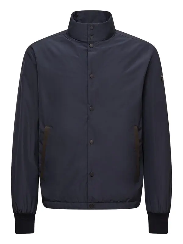 Moncler Lanques Short Down Jacket - Navy Blue