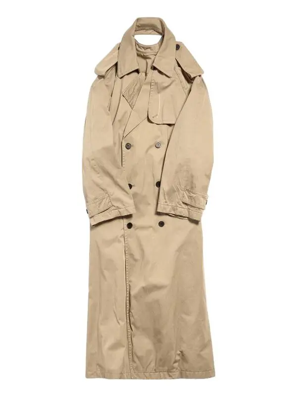 Balenciaga Suspended Trench Dress - Beige
