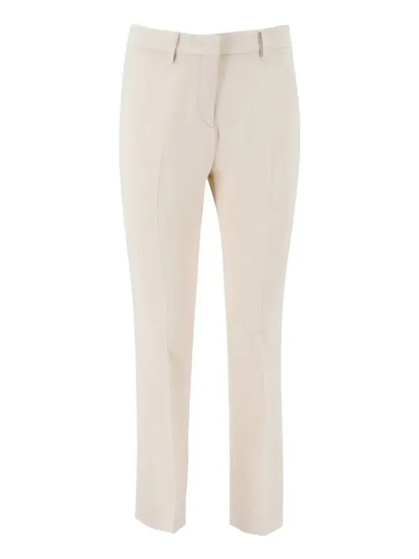 Etro Cropped Trousers - White