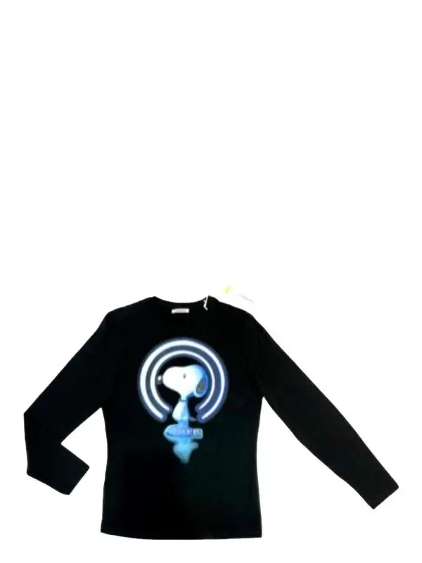 Iceberg Printed Long-sleeved T-shirt - Black