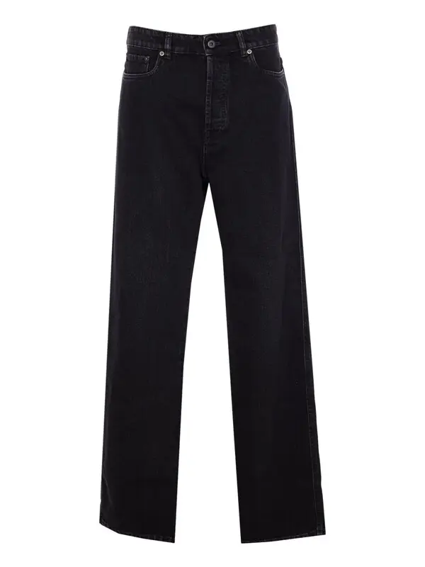 Miu Miu Straight Leg Jeans - Black