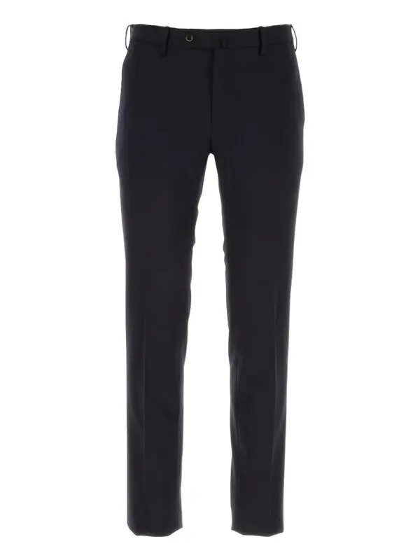 PT TORINO Slim Fit Tailored Trousers - Navy