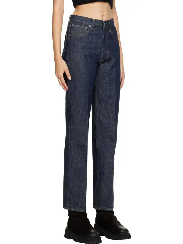 Auralee Hard Twist Jeans - Indigo
