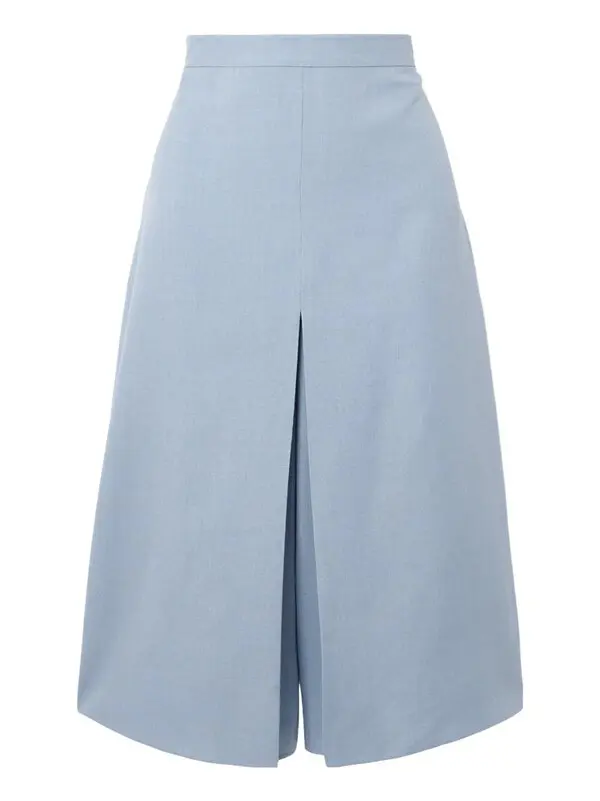 Valentino Garavani Slit Midi Skirt - Blue