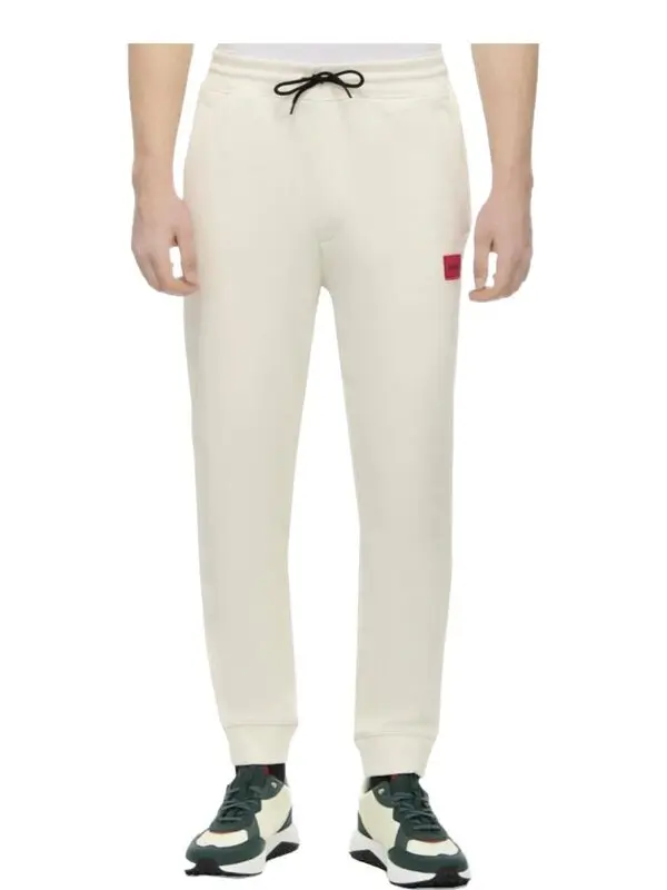 Hugo Boss Elastic Waist Casual Pants - Beige