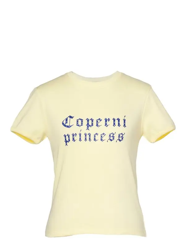 Coperni X Disney Princess Slim-fit T-shirt - Nude