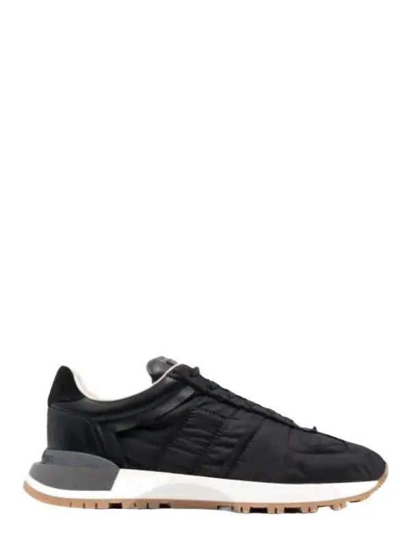 MAISON MARGIELA Panelled Lace-up Sneakers - Black