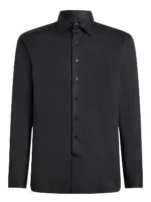 Etro Jacquard Button-up Shirt - Black
