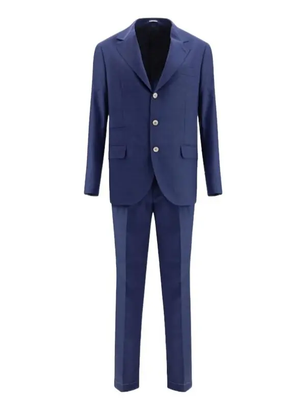 Brunello Cucinelli Single-breasted Suit - Navy