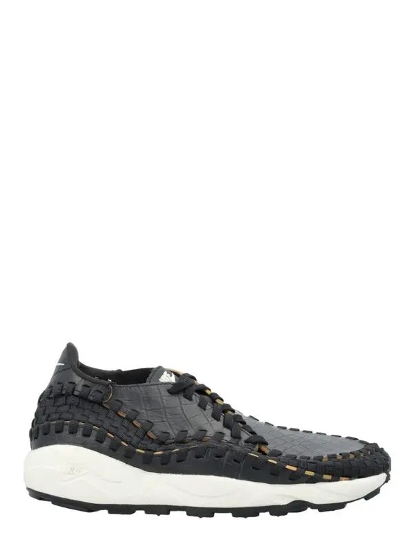 Nike Footscape Woven Premium "croc" Sneakers - Black