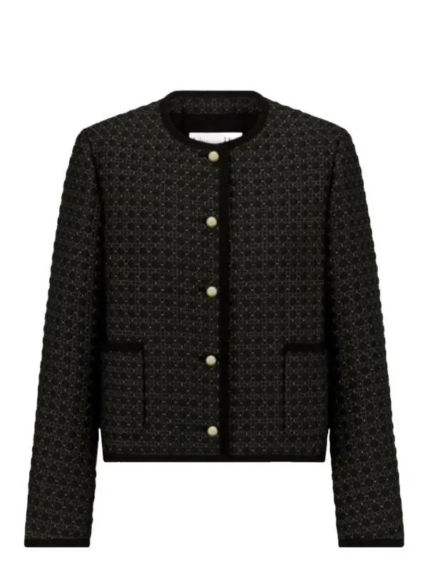 Dior Microcannage Cropped Jacket - No