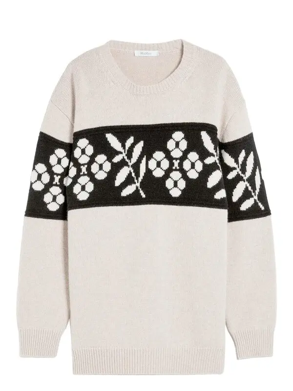 Max Mara Wool Cashmere Sweater - Nude
