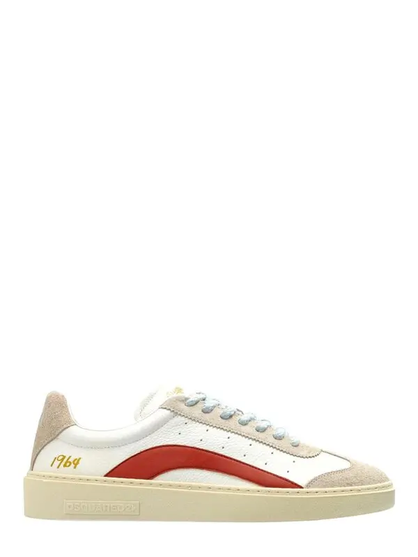 Dsquared2 Logo Printed Rider Sneakers - Nude