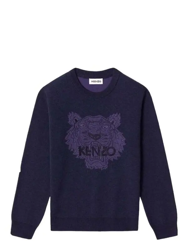 Kenzo Tiger Crew Neck Jumper - Black