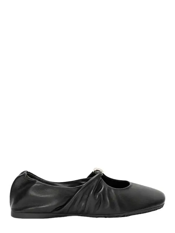 Loewe Pebble Soft Ballerina Flats - Black