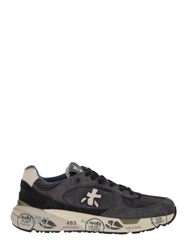 Premiata Mase 25 Logo Sneakers - Black