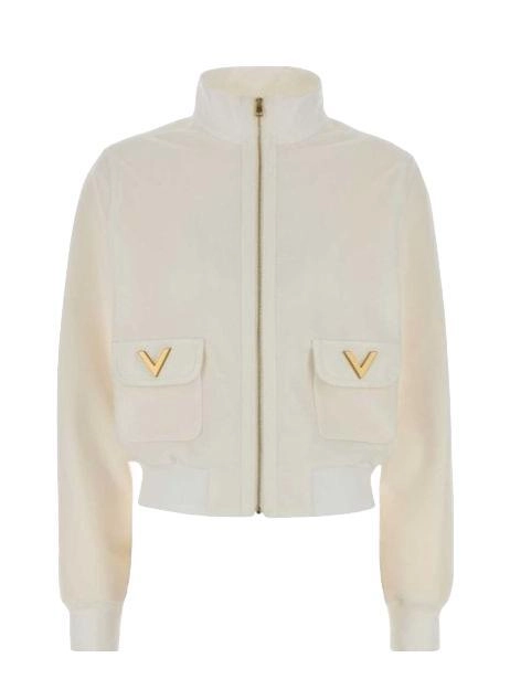 Valentino Garavani Zip-up High Neck Sweatshirt - No