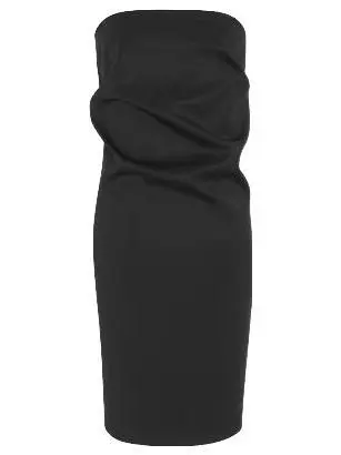 Saint Laurent Strapless Pencil Dress - Black