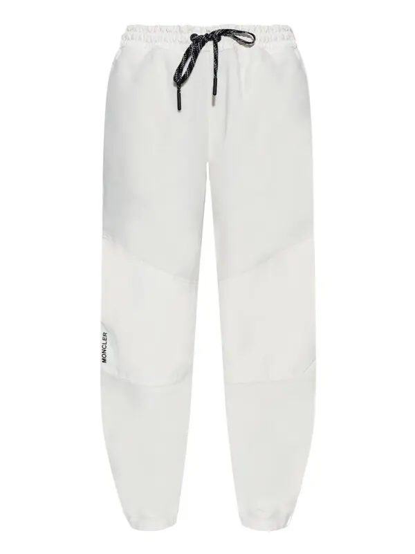 Moncler Après Ski Panelled Drawstring Trousers - White Ivory