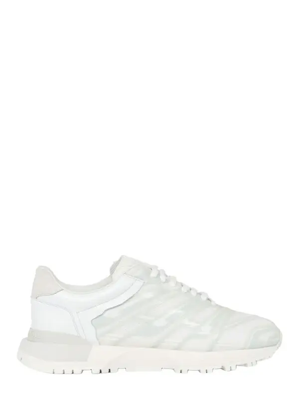 MAISON MARGIELA 50-50 Low-top Sneakers With Digital Pattern - White