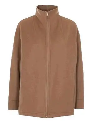 Max Mara High-neck Zip-up Jacket - Brown