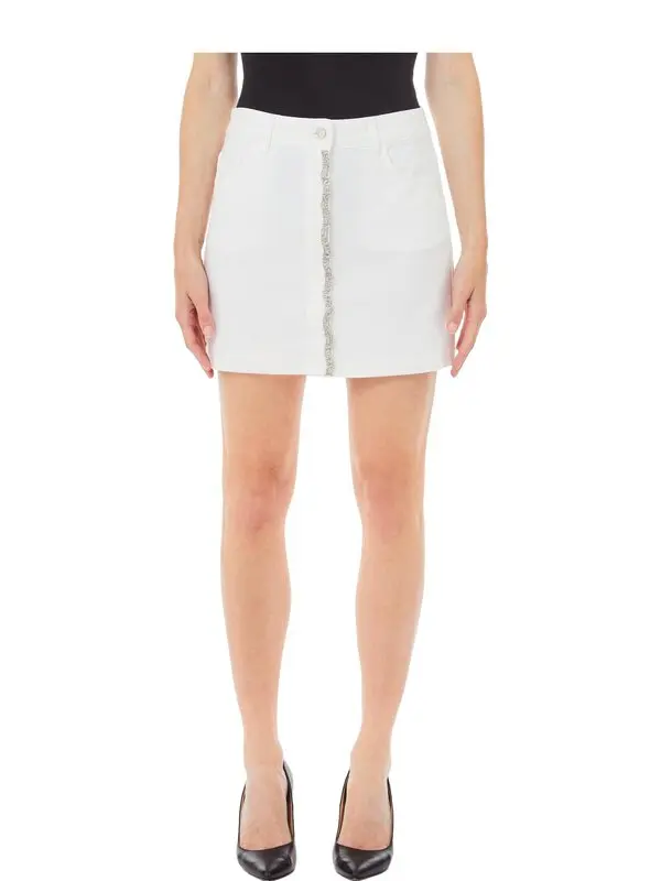 Liu Jo Embellished Mini Skirt - Nude