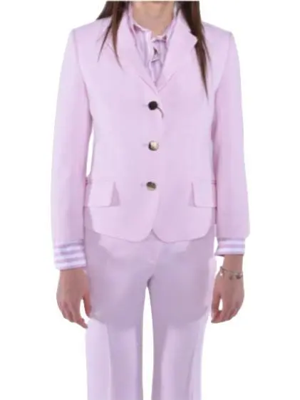 Max Mara Single-breasted Belted Jacket - Purple