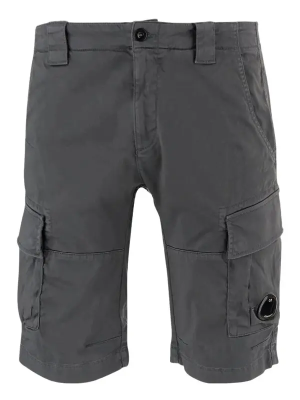 C.P. COMPANY Lens Pocket Cargo Shorts - Black