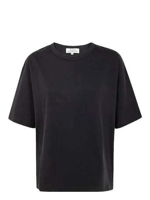 Studio Nicholson Boxy Crew Neck T-shirt - Black