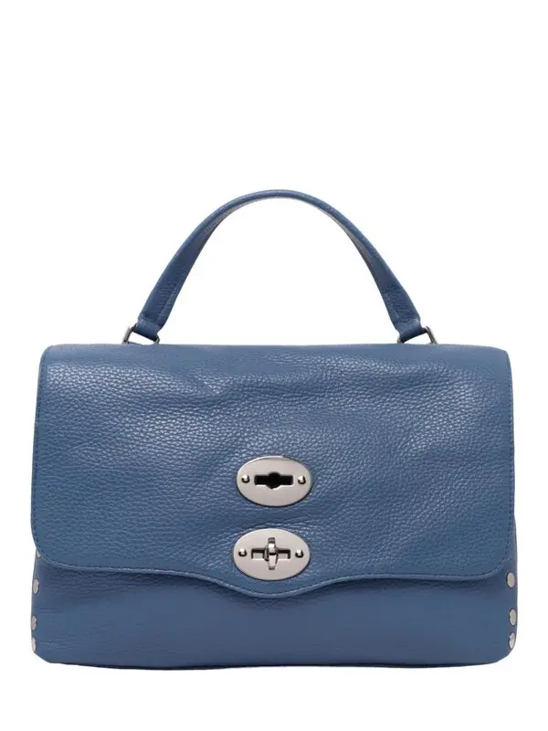 ZANELLATO Logo Handbag With Detachable Shoulder Strap - Blue
