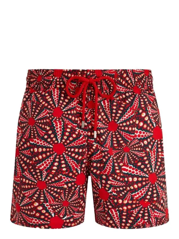 Vilebrequin Moorea Swim Shorts With Pattern - Red