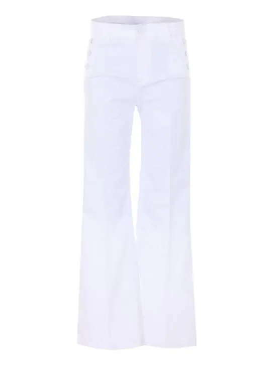 Liu Jo Button-detail Flared Jeans - White
