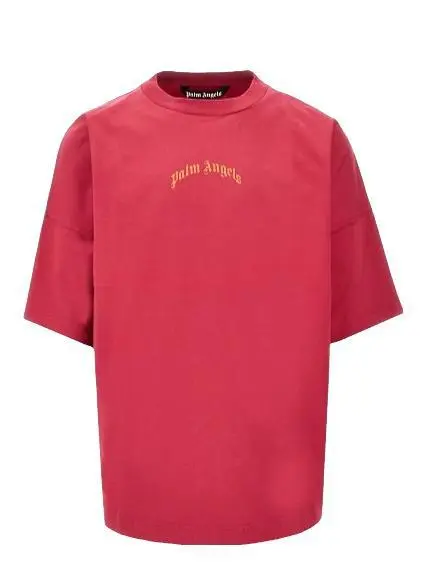 Palm Angels Logo-print T-shirt - Red