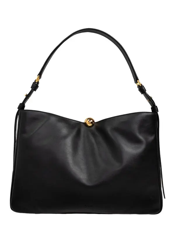 Furla Logo Shoulder Bag - Black