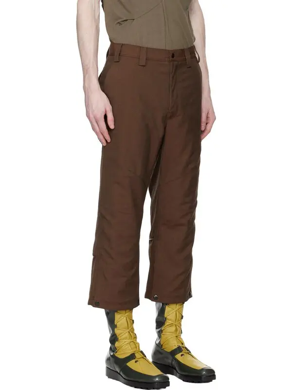 KIKO KOSTADINOV Tonino Utility Mid-rise Trousers - Brown
