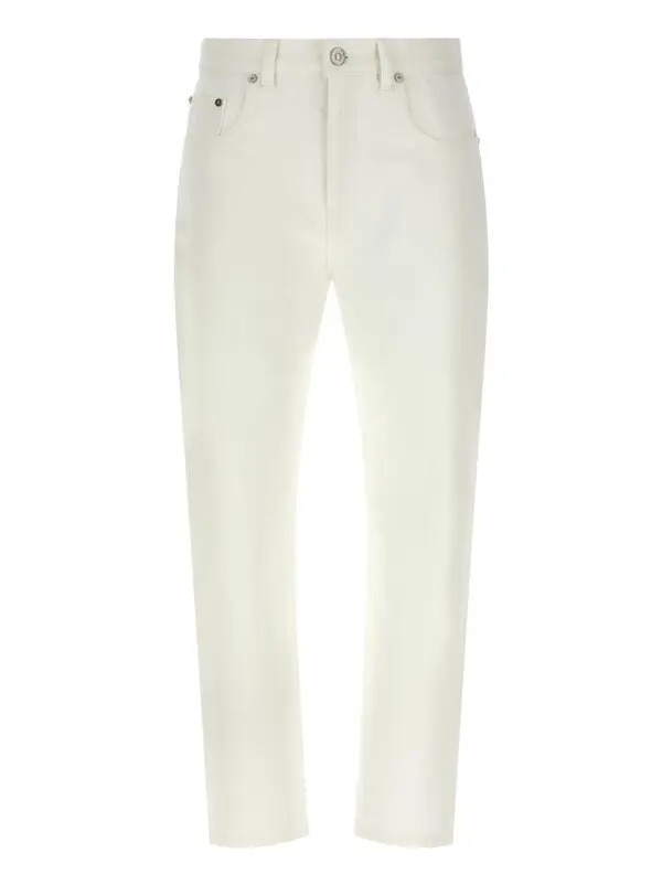 Victoria Beckham High-waist Cropped Jeans - White