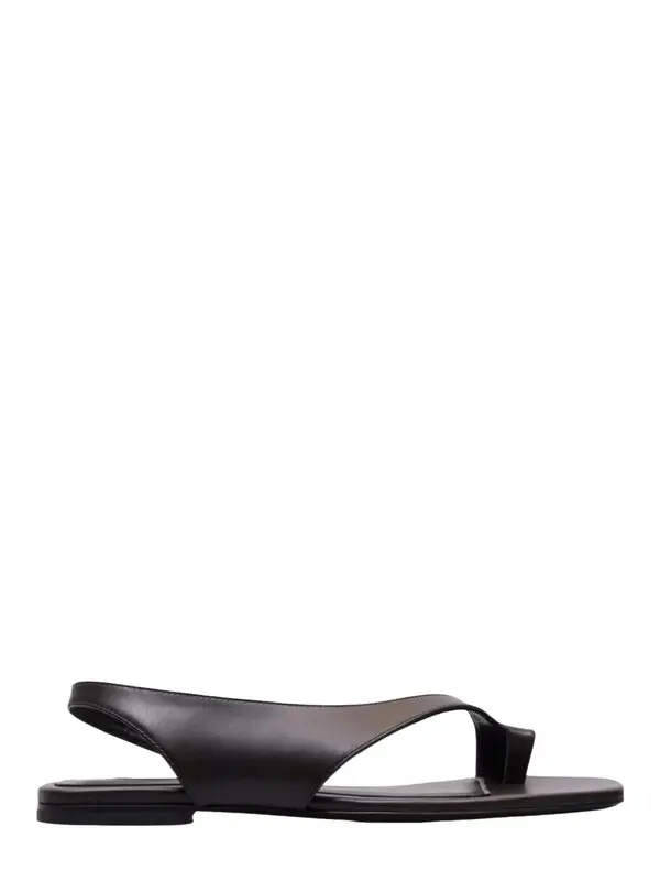 TOTEME Pepper Leather Sandals - Black