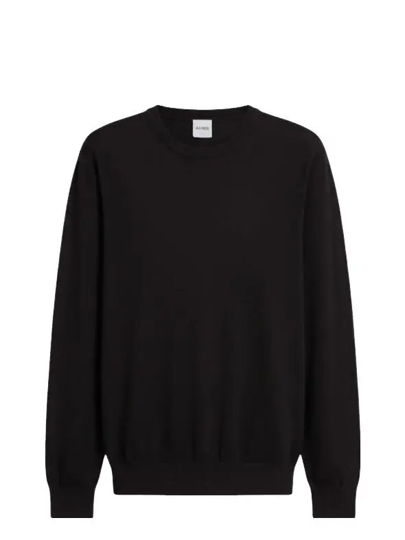 Aspesi Crew Neck Sweatshirt - Black