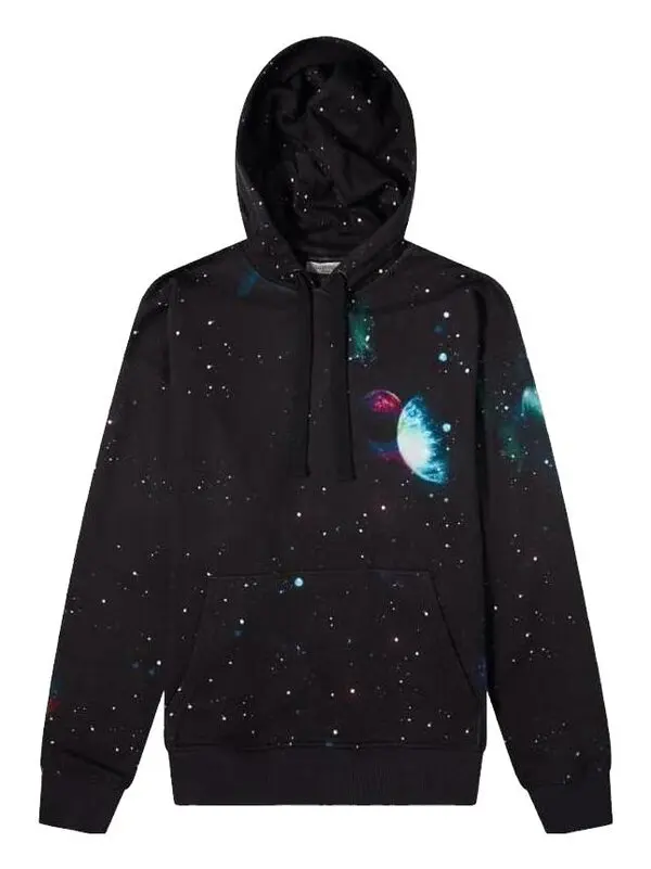 Valentino Garavani Printed Galaxy Hoodie - Black