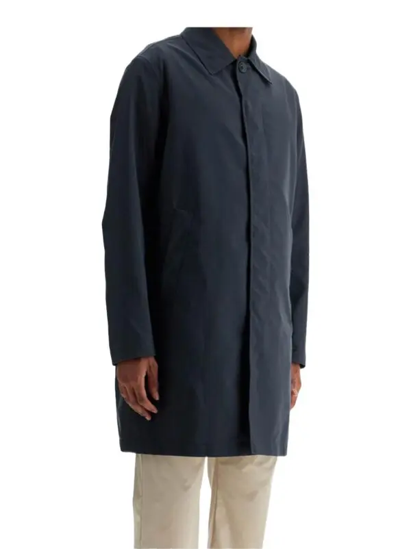Herno Long Sleeved Waterproof Coat - Black
