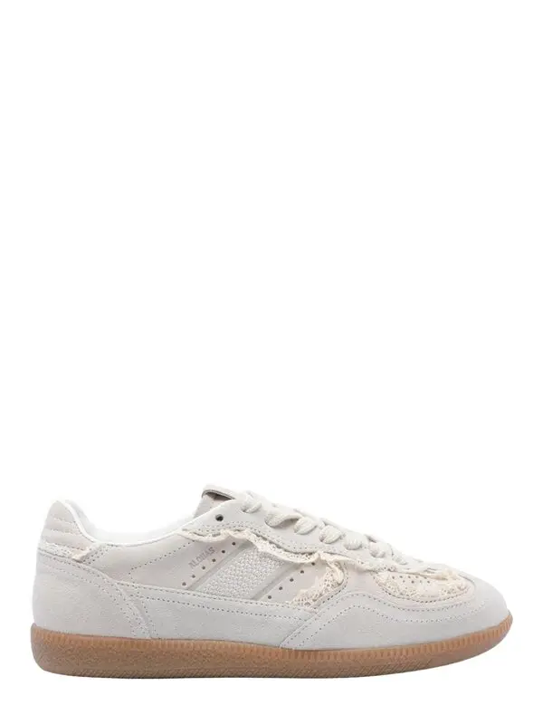 ALOHAS Crochet Trim Low-top Sneakers - Nude