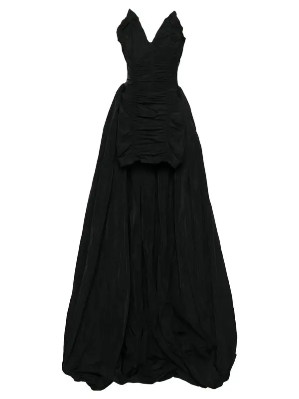 Stella McCartney Off-shoulder Sweetheart Neck Tube Top Dress - Black