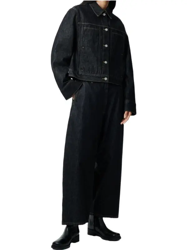 Studio Nicholson Organic Cotton Denim Jacket - Black